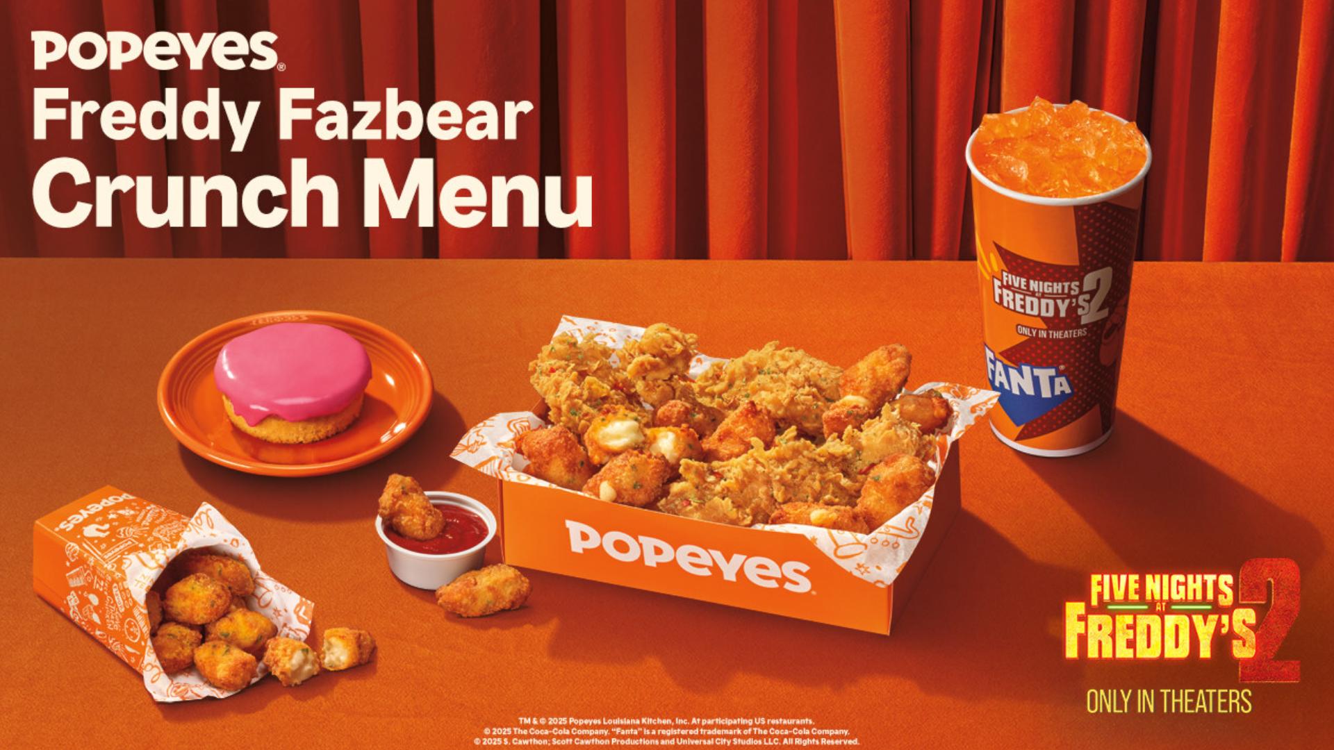 Popeyes launches special ‘Five Nights at Freddy’s’ menu ahead of new ...