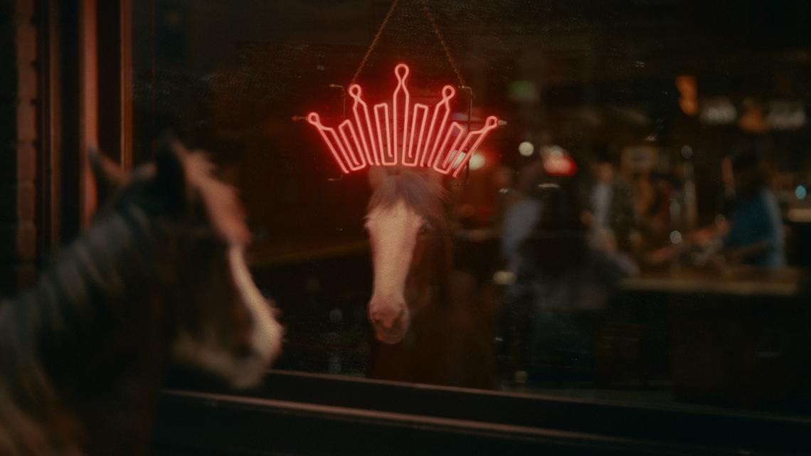 Budweiser's Super Bowl 2025 commercial shows Clydesdale foal making 1st ...
