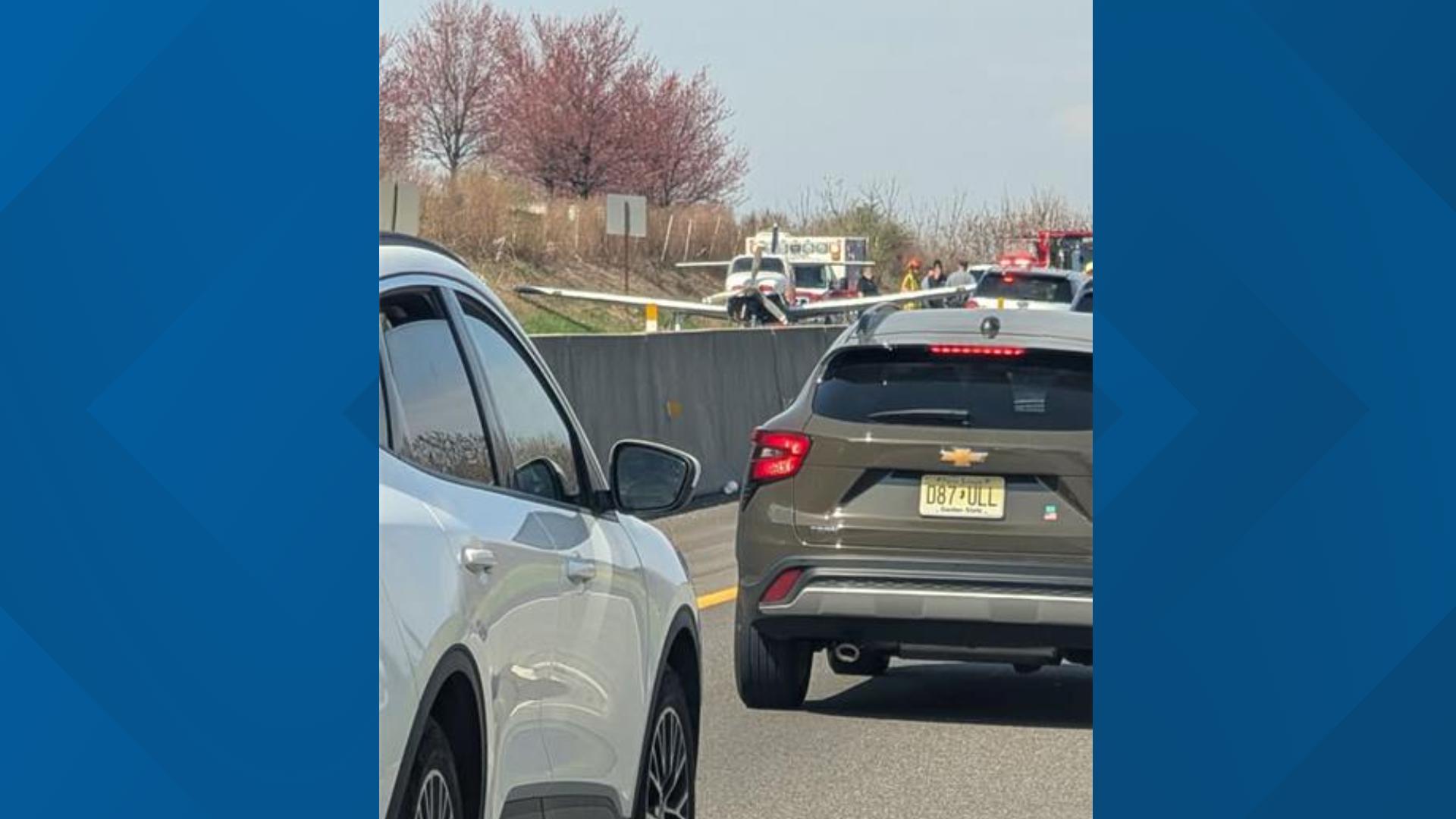Plane makes emergency landing on I-78 in Lehigh County | fox43.com