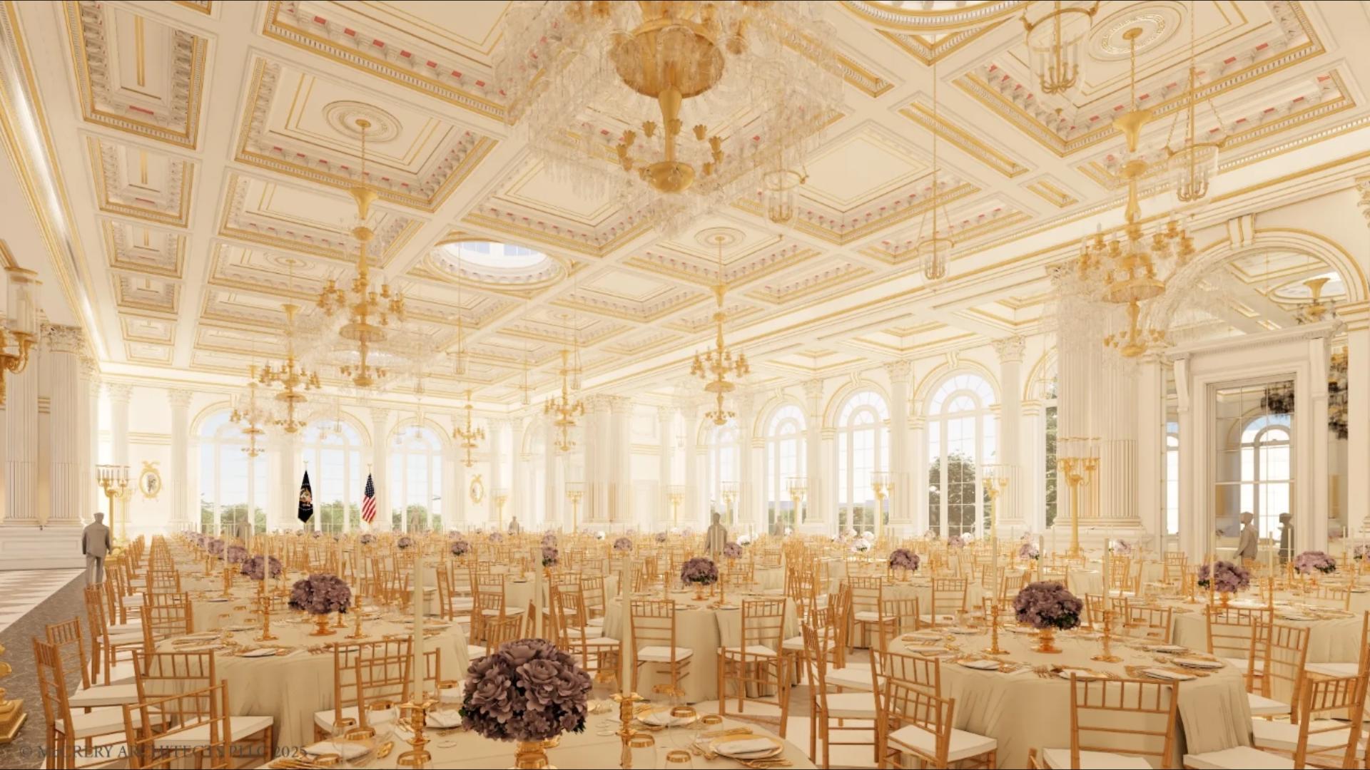 Trump to build a new 90,000-square-foot White House ballroom | wnep.com
