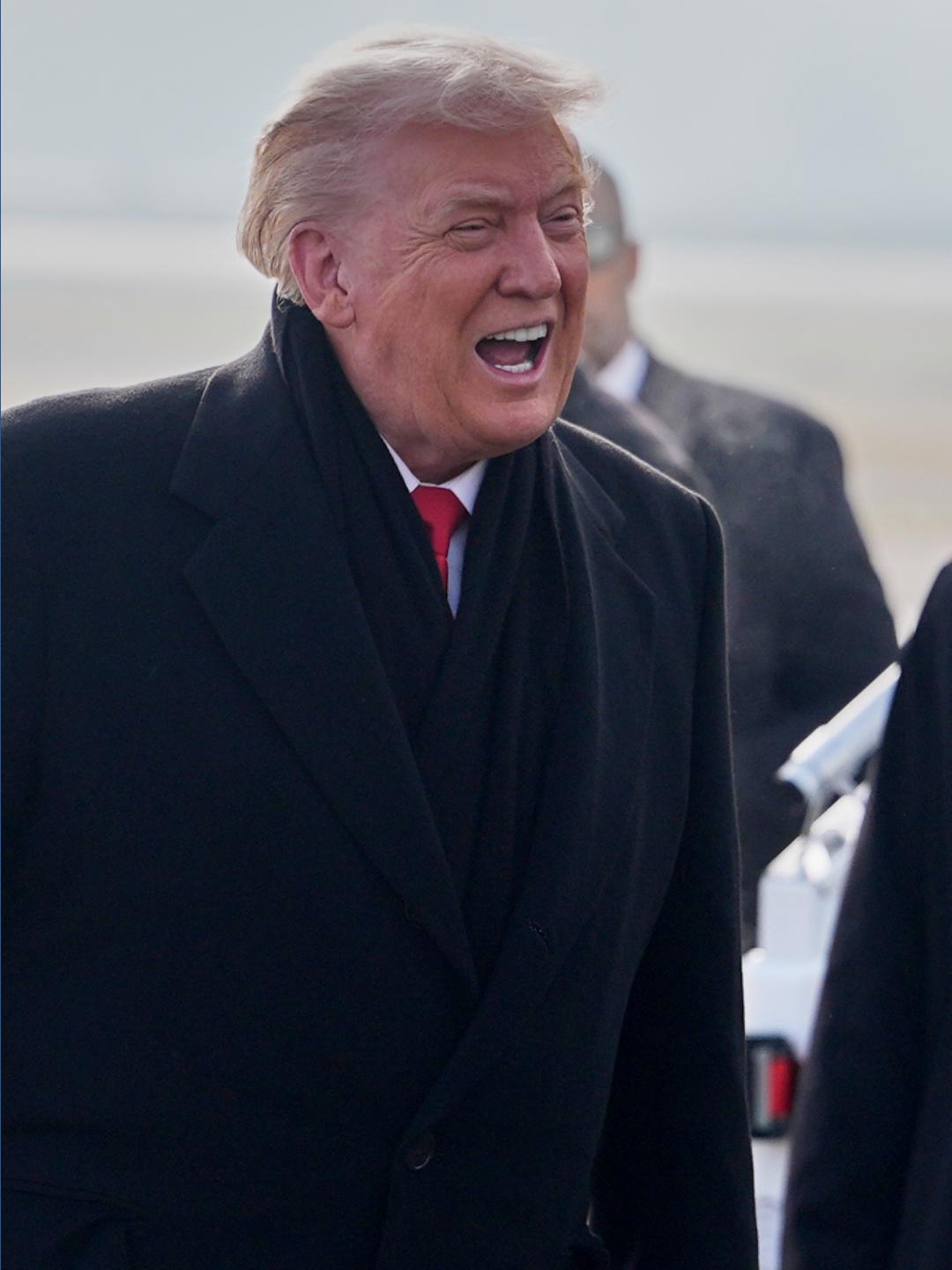 Trump lands in Switzerland after delay caused by Air Force One switch ...