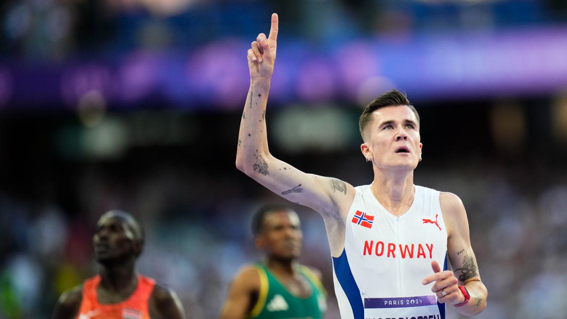Norway wins 5,000m race, US runner makes history | wthr.com