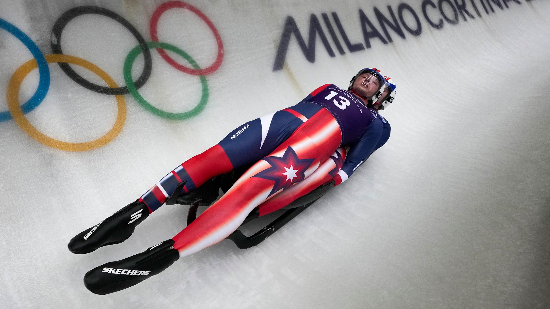 What happened during men's doubles luge at the Olympics? | wthr.com