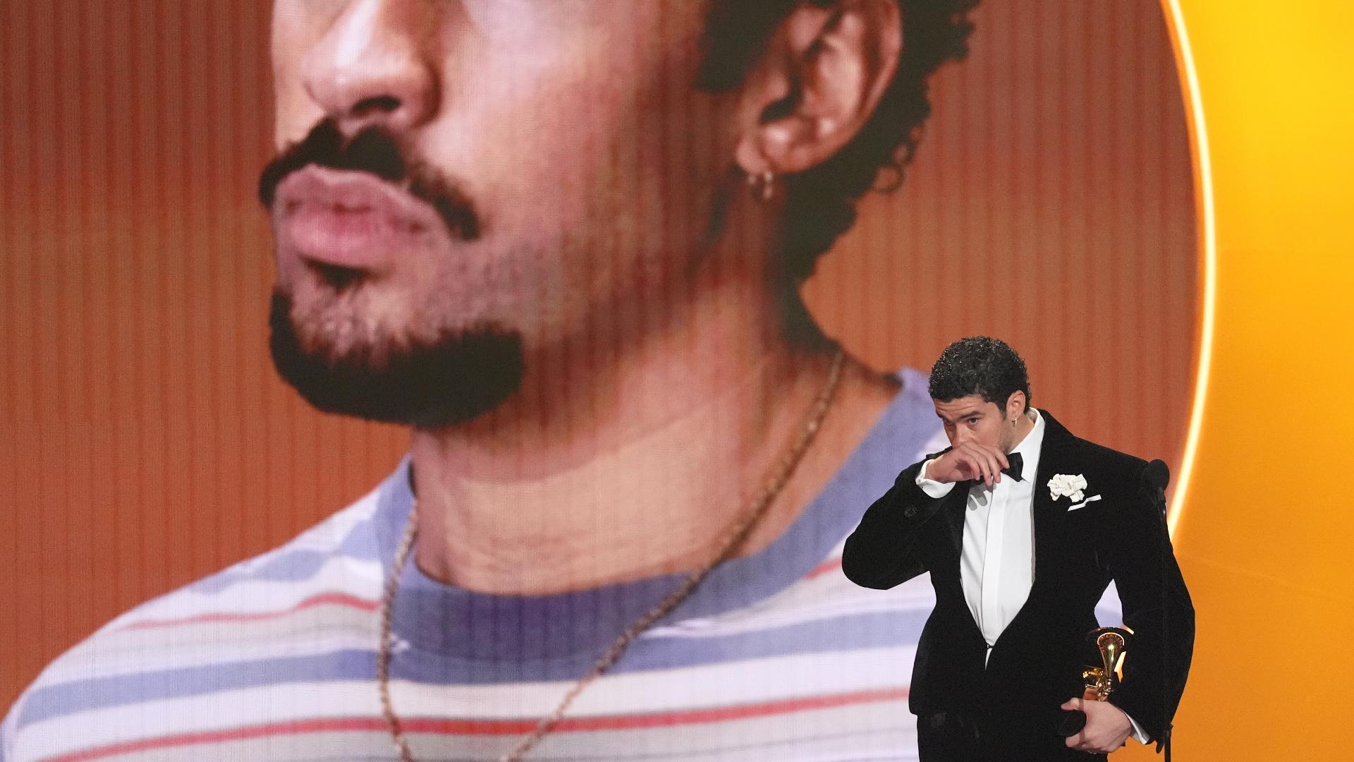 Bad Bunny wins album of the year at the 2026 Grammy Awards, a first for ...