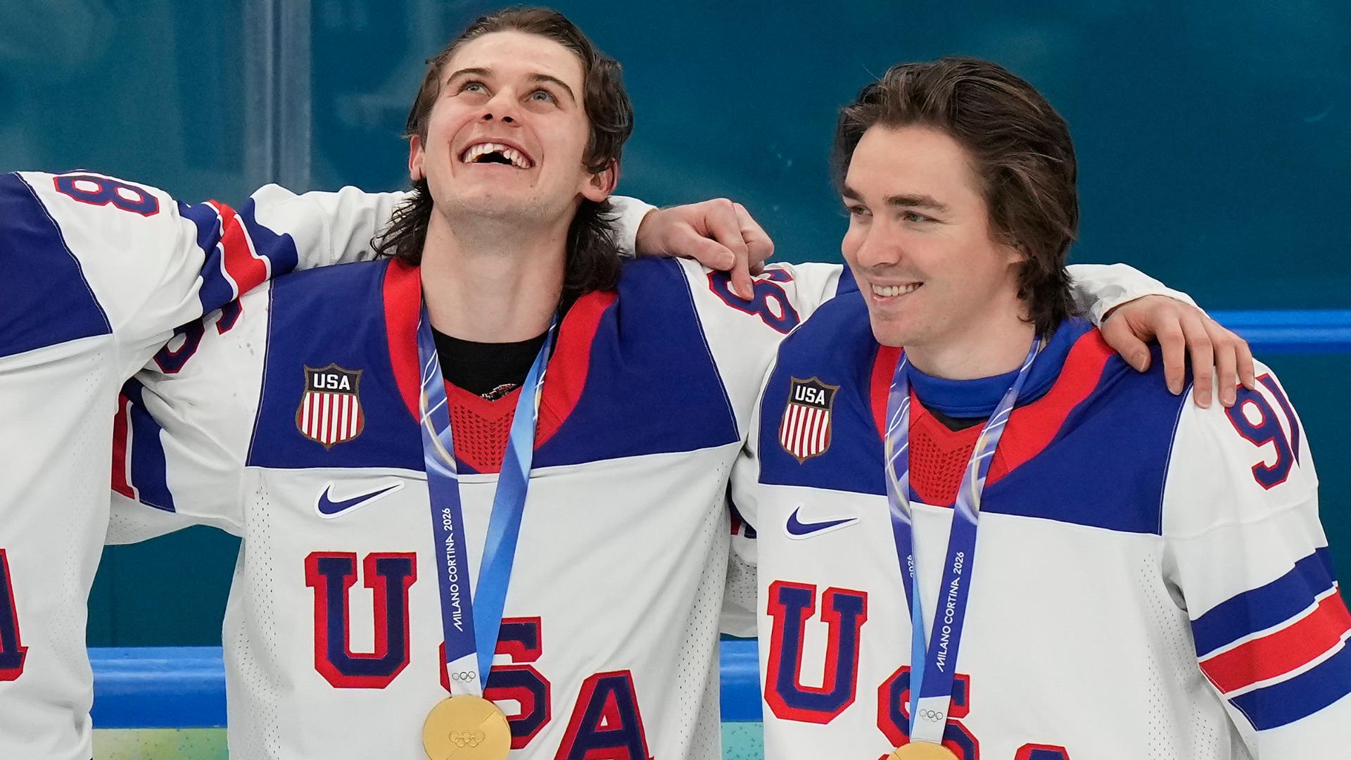 'I looked on the ice and saw my teeth': Jack Hughes takes high-stick ...