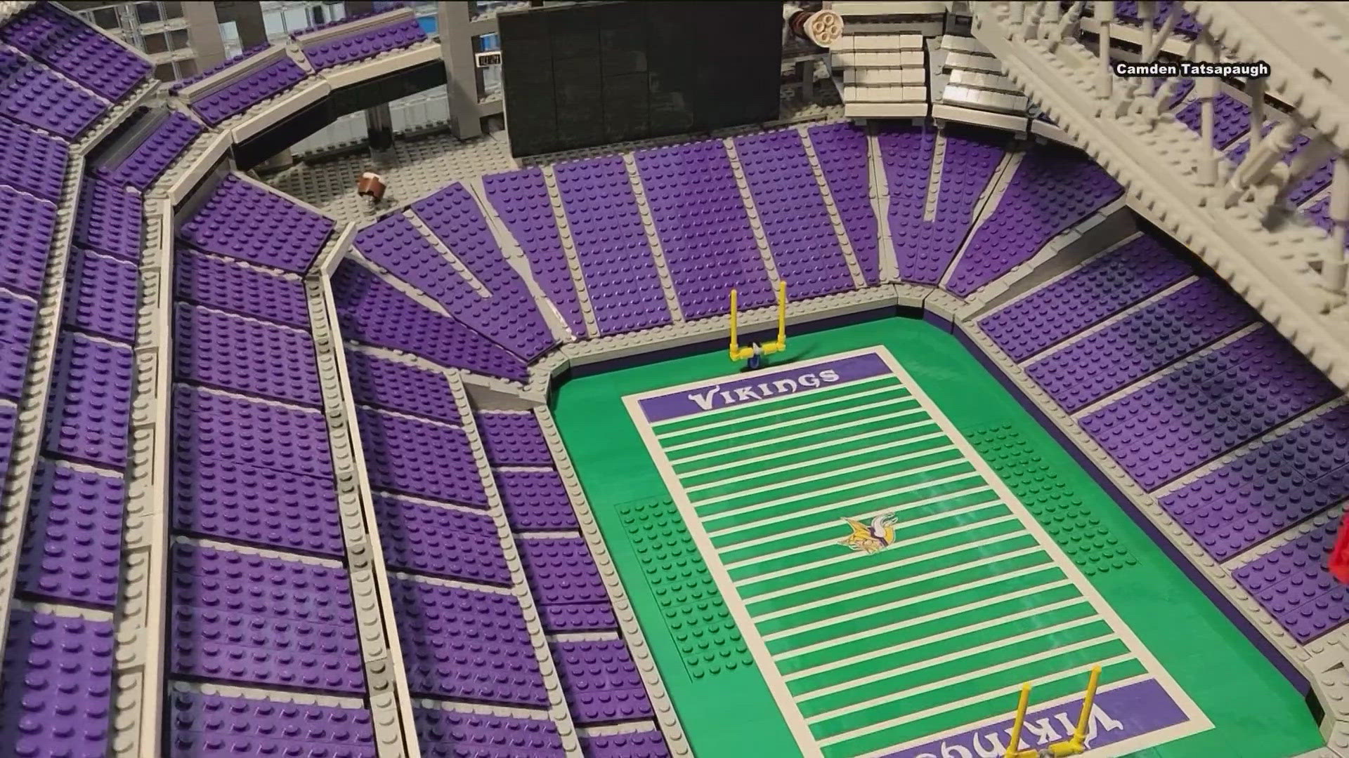 LEGO replica of US Bank Stadium will now be housed inside the Vikings ...