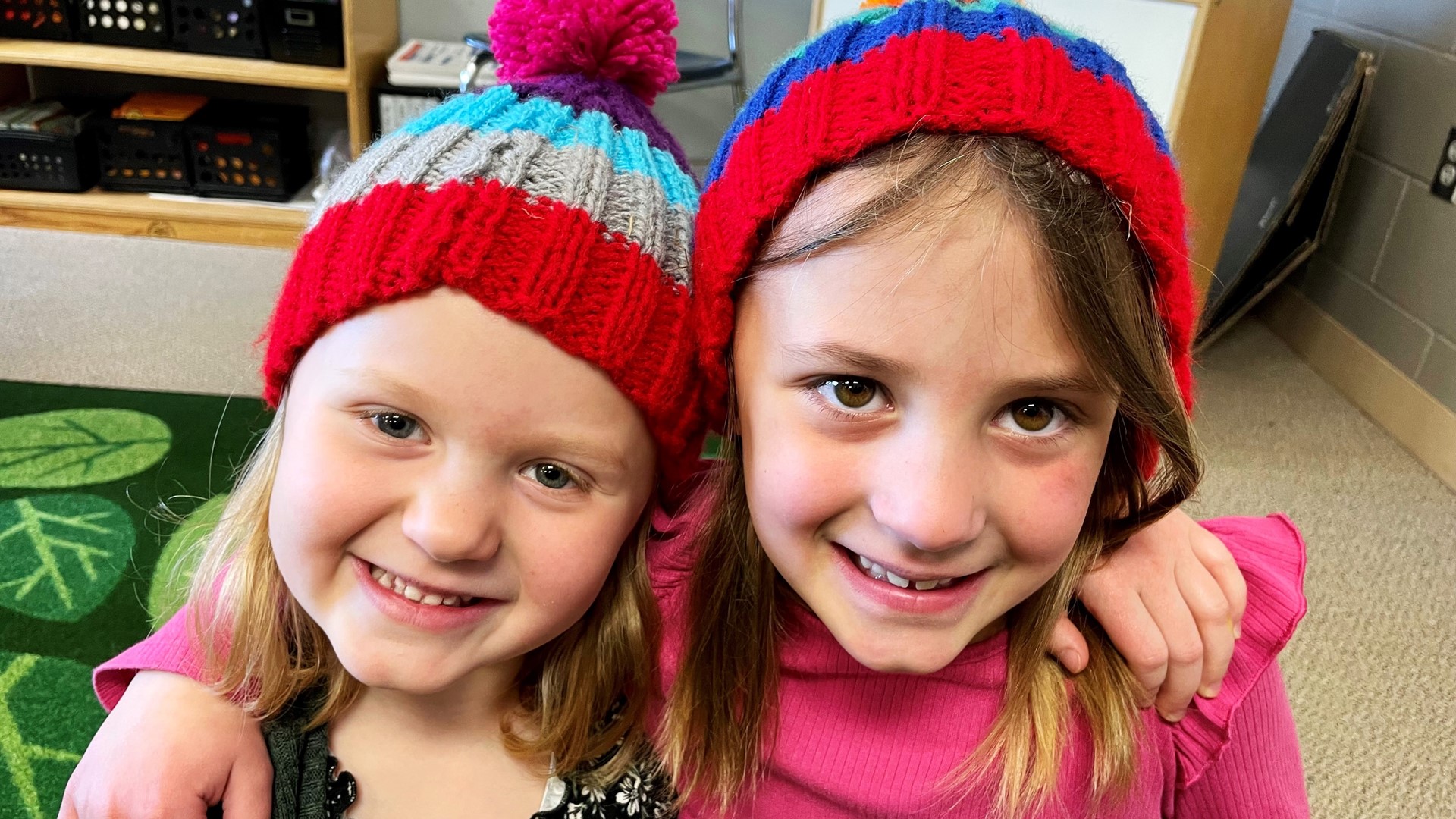 Teacher knits hats for students based on their designs | fox61.com