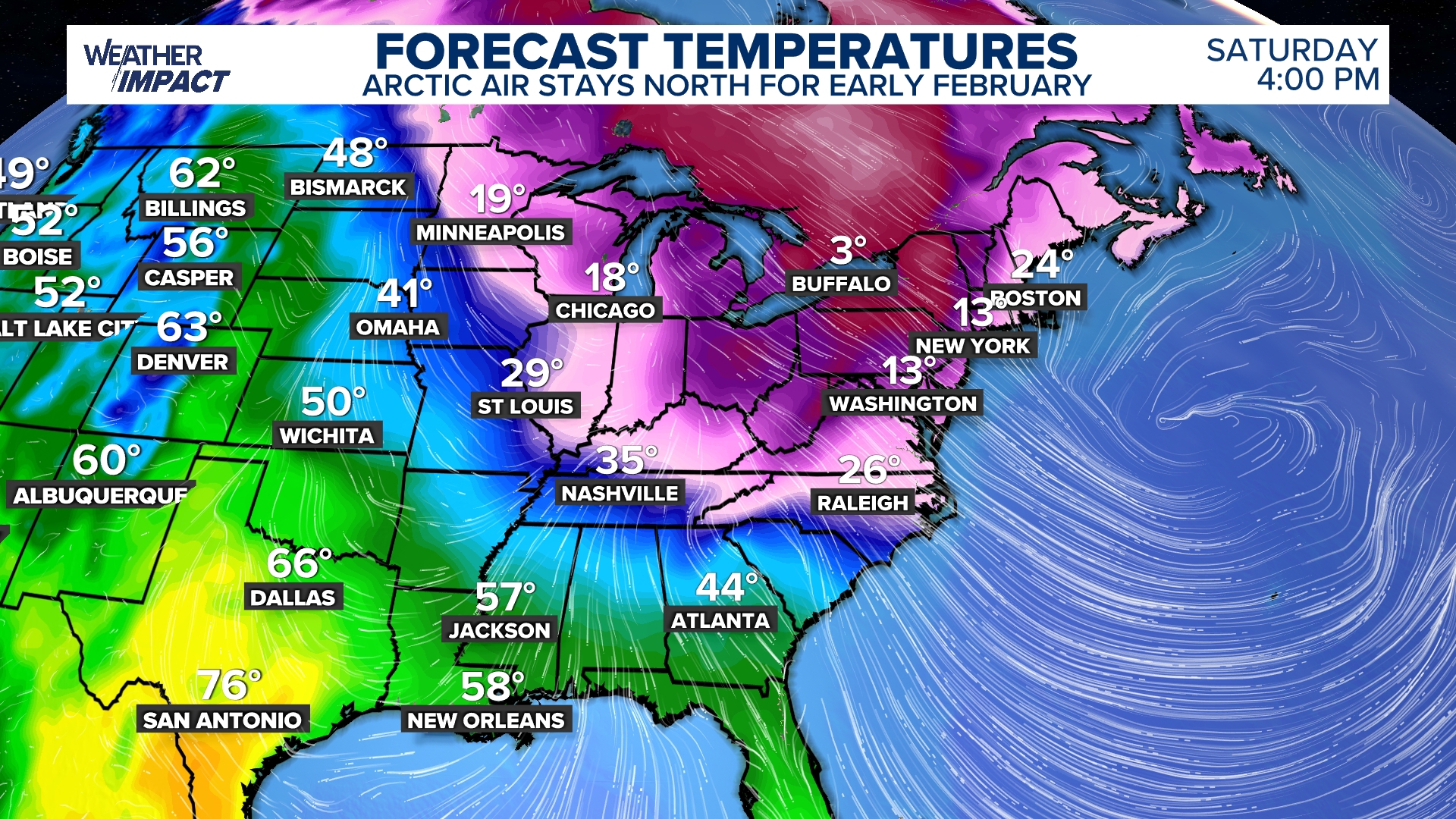 A break from the cold: Warmer temperatures ahead for much of the US ...