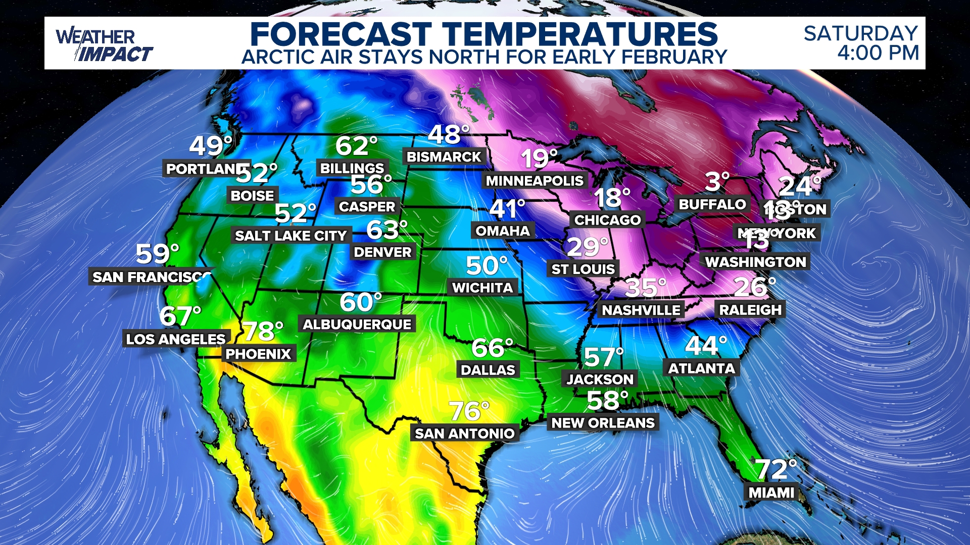 A break from the cold: Warmer temperatures ahead for much of the US ...