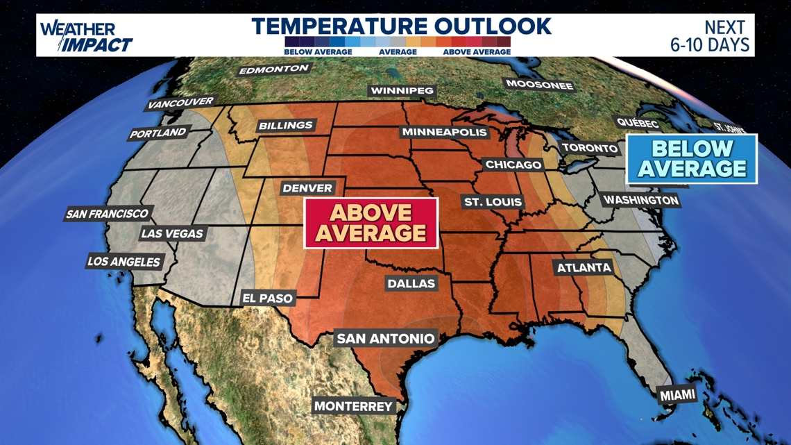 A break from the cold: Warmer temperatures ahead for much of the US ...