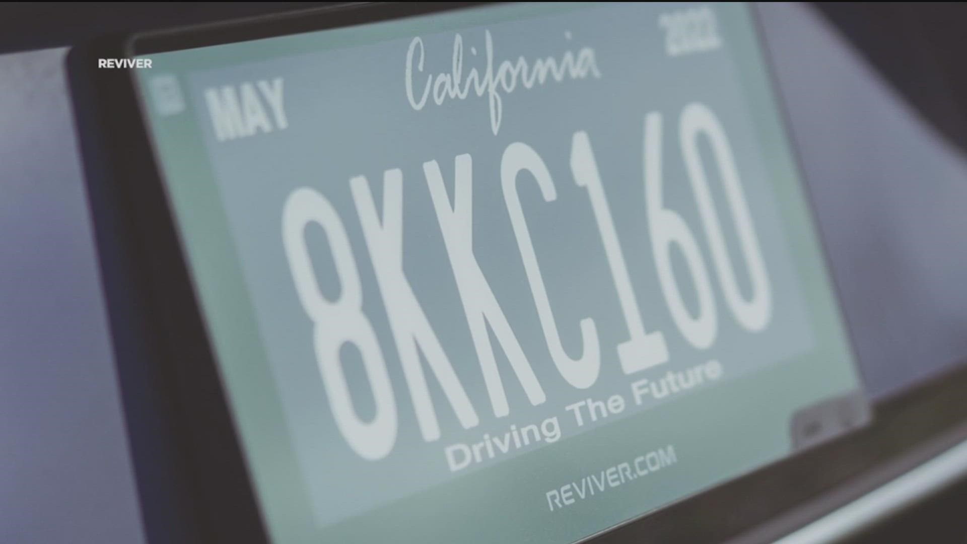 Drivers in CA may now have digital license plates | wthr.com