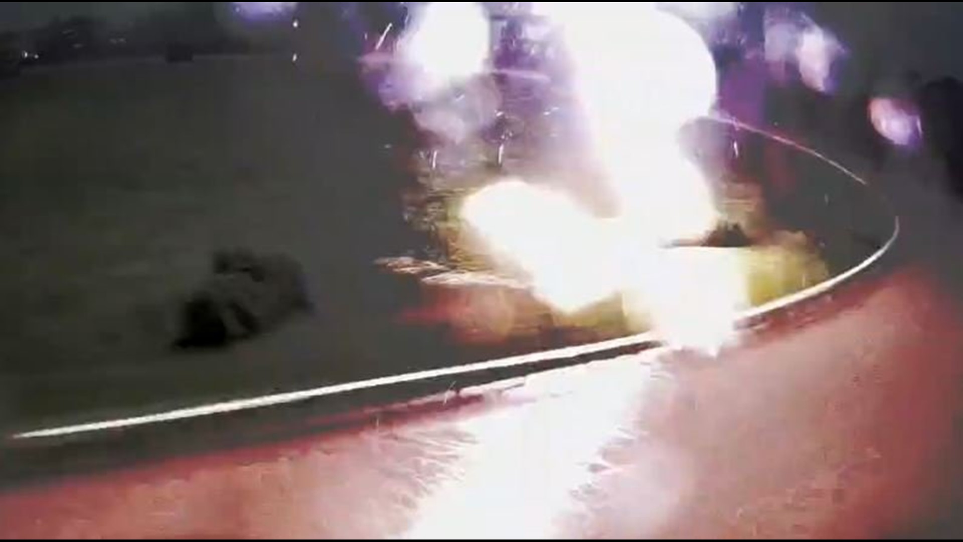 CAUGHT ON CAMERA: Lightning Strikes Oaklawn Infield | 5newsonline.com