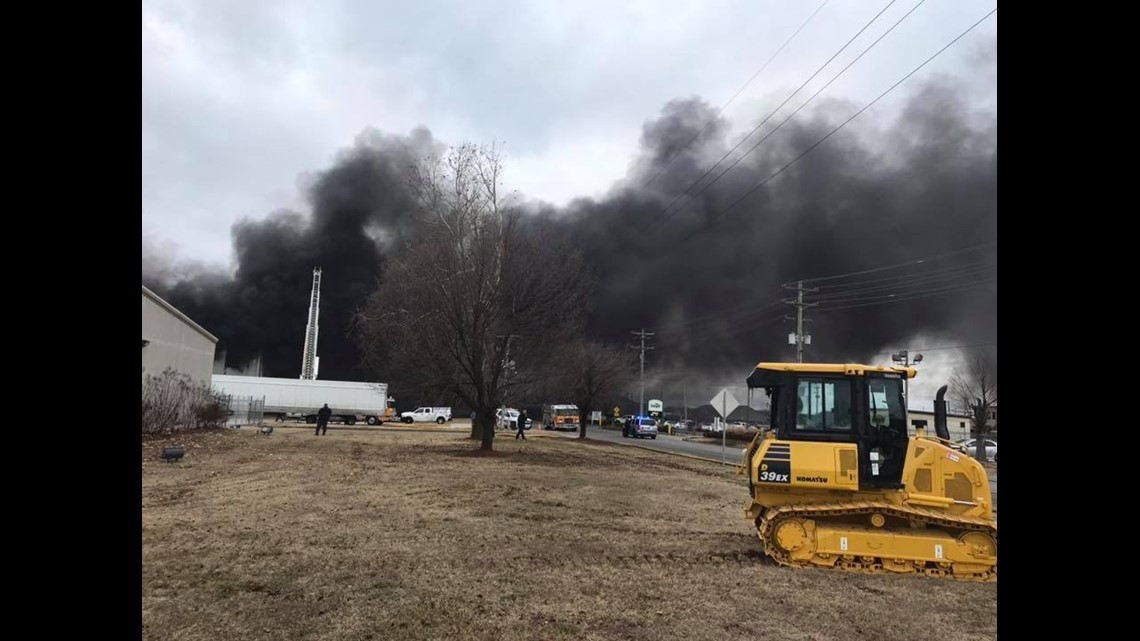 Crews Battle Warehouse Fire In Springdale, One Firefighter Taken To ...