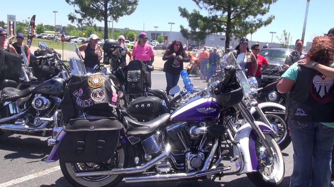 Female Motorcyclists Ride Across Arkansas During Freedom Ride ...