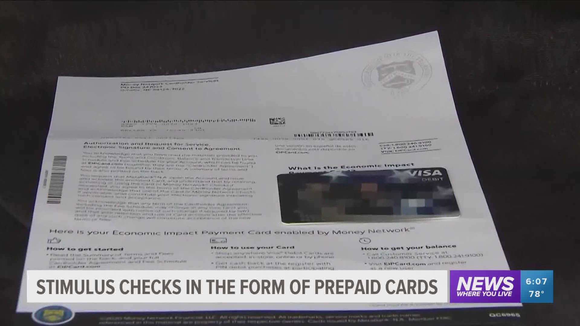 Stimulus checks in the form of prepaid cards | 5newsonline.com