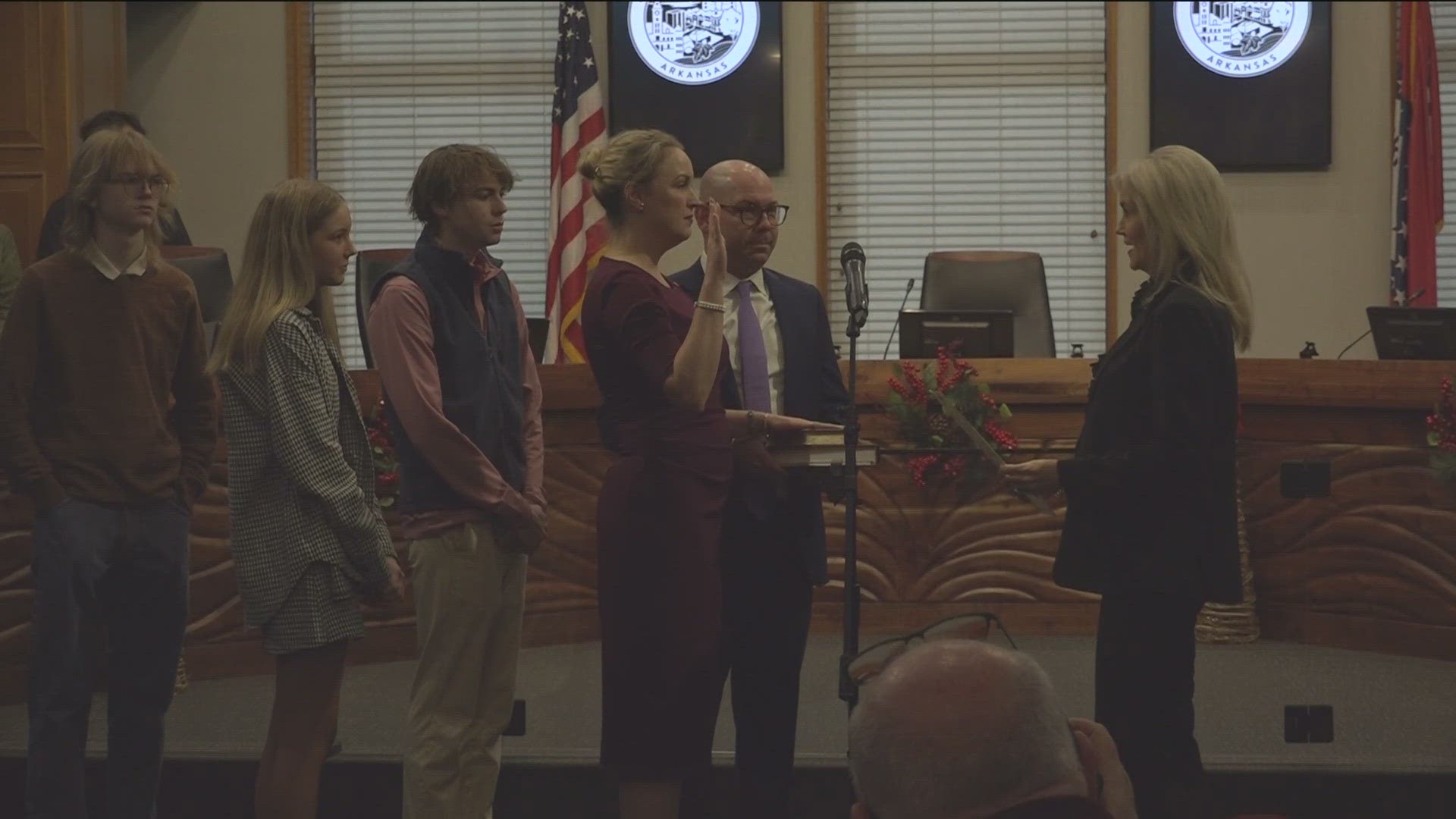 Molly Rawn officially sworn in as Fayetteville's new mayor ...