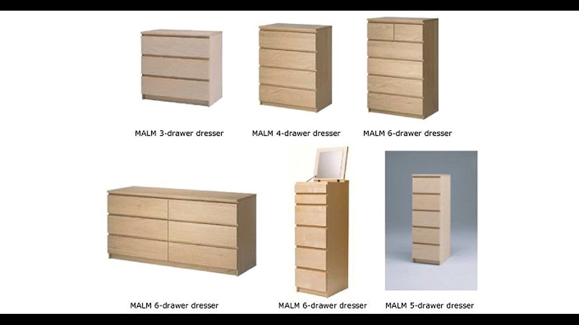 Ikea malm dresser recall store