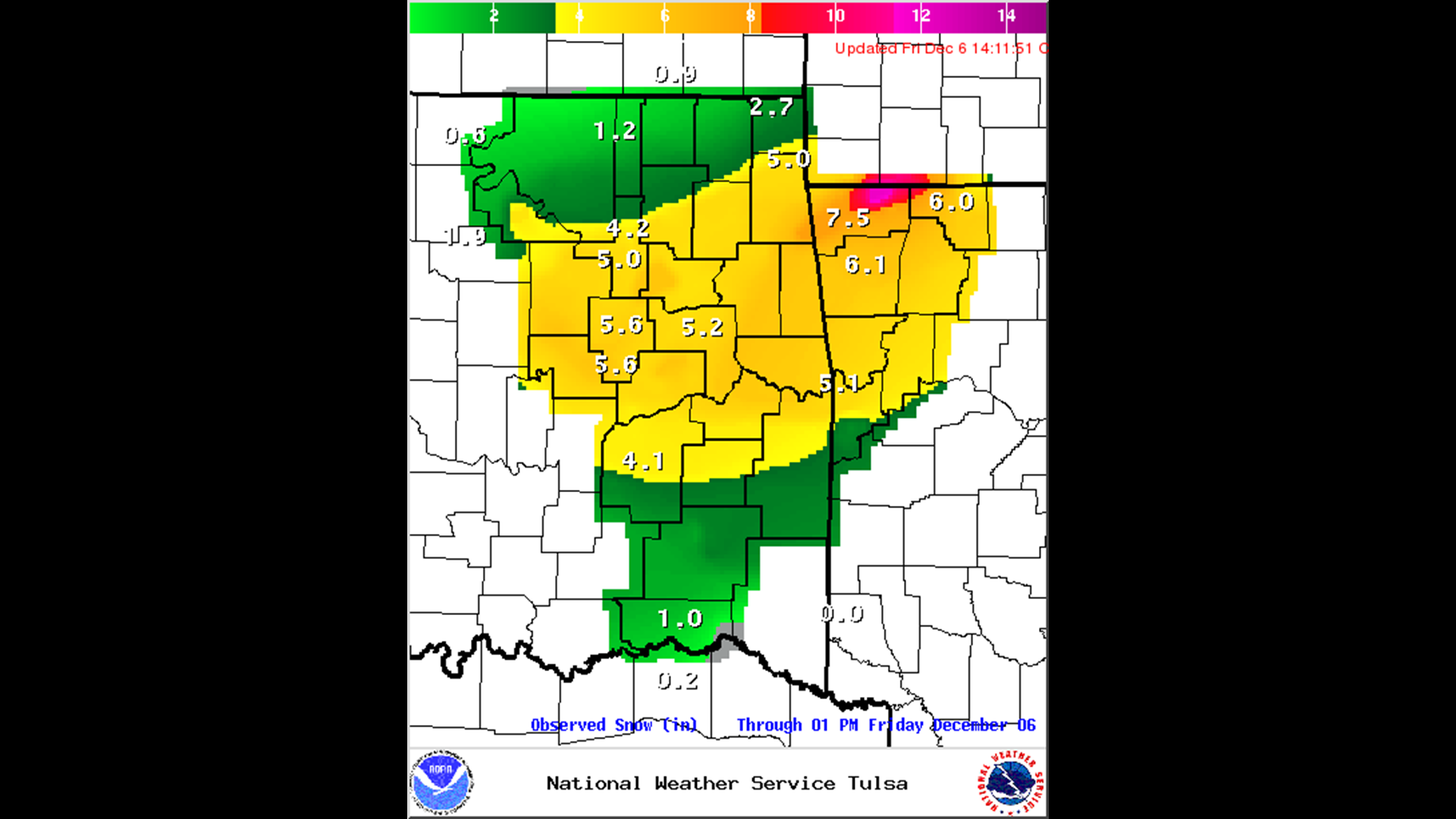 Garrett’s Blog: Preliminary Snow/Ice Totals | 5newsonline.com