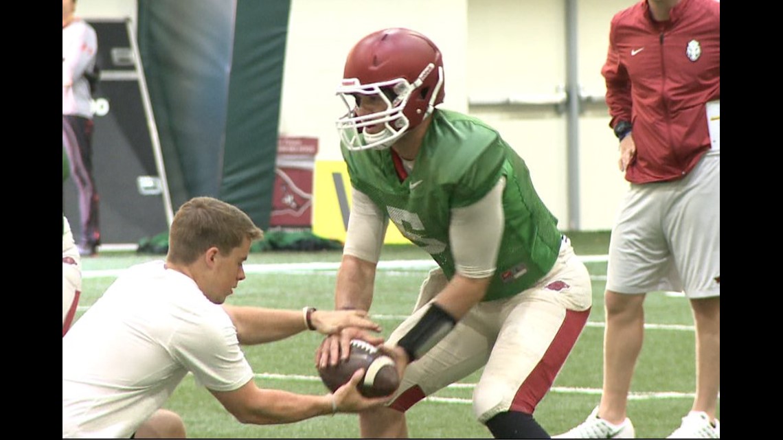 Ty Storey Tabbed Hogs Backup QB | 5newsonline.com