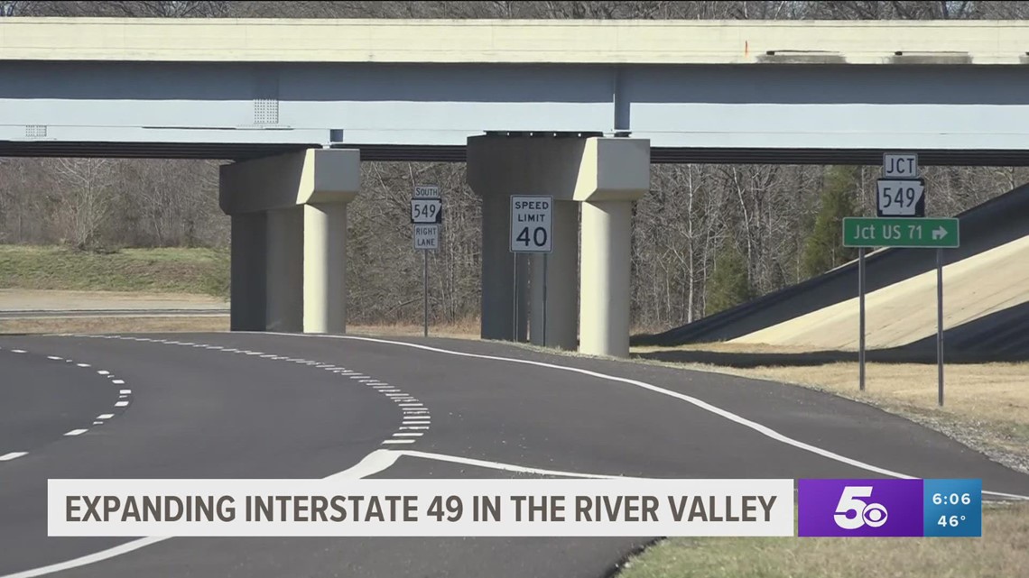I-49 construction starting fall 2022 hoped to be completed by end of ...