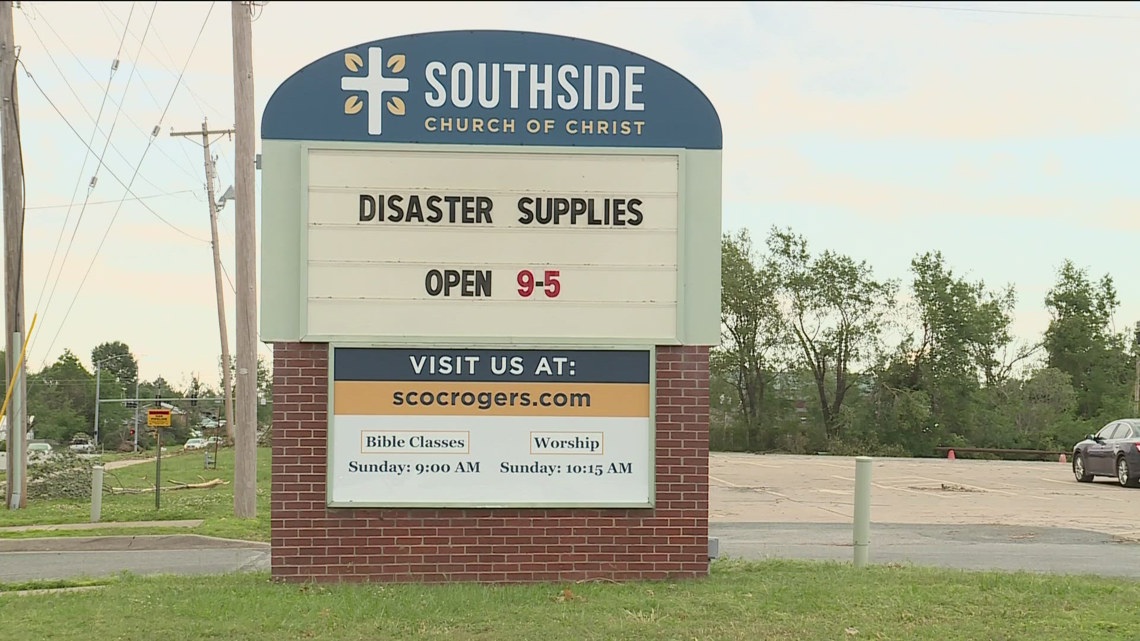 Rogers church struck by storms helping others with resources ...