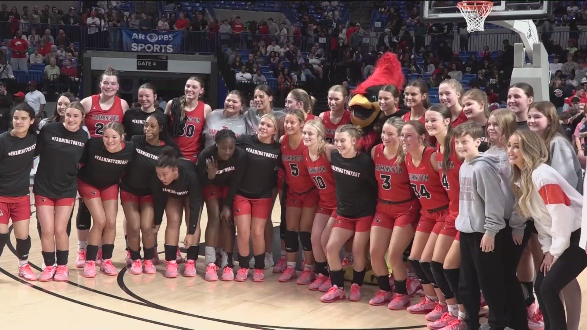 Farmington Cardinals girls basketball team win third straight state ...