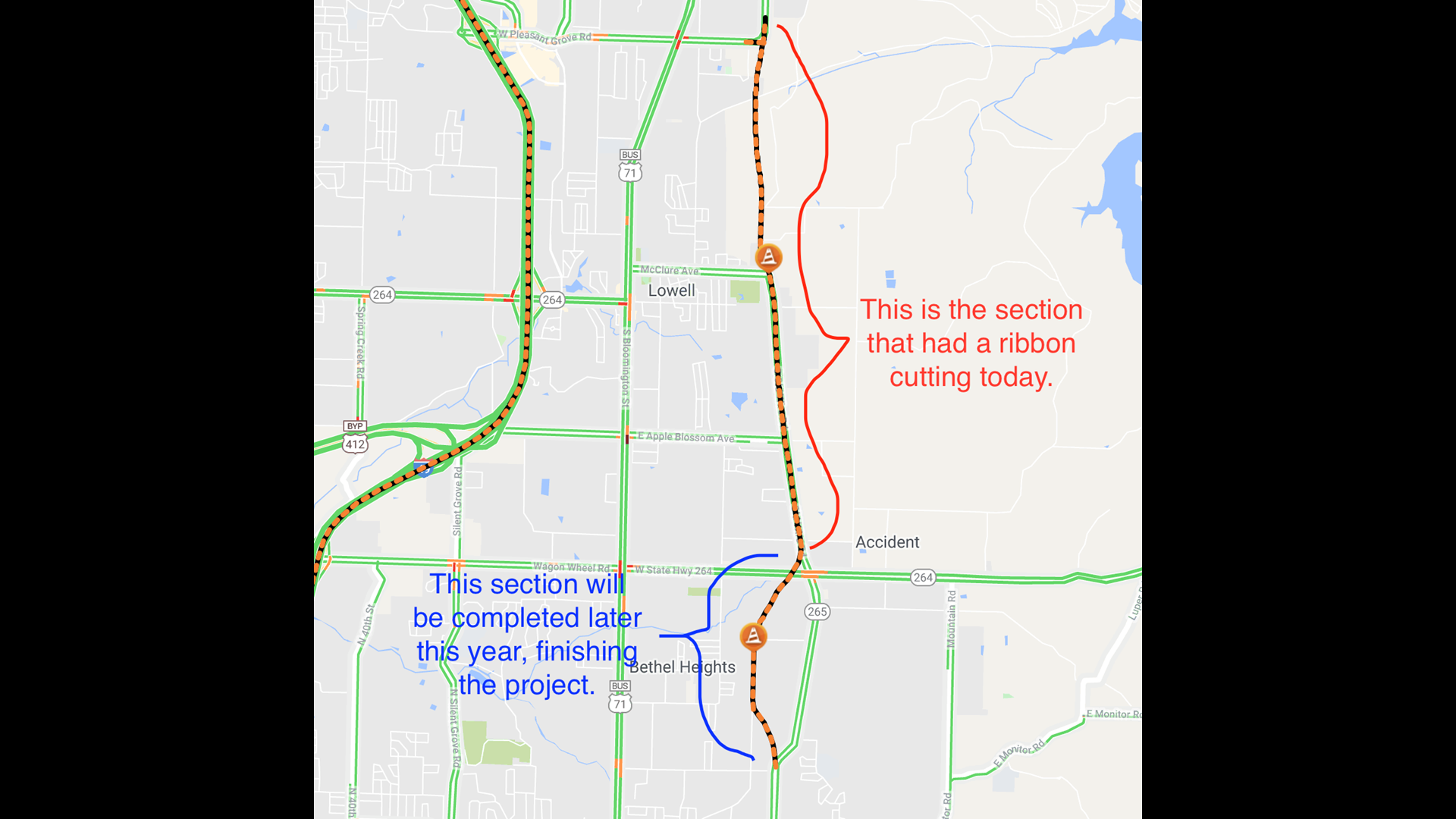 Highway 265 Expansion Provides Alternate North-South Route In NWA ...