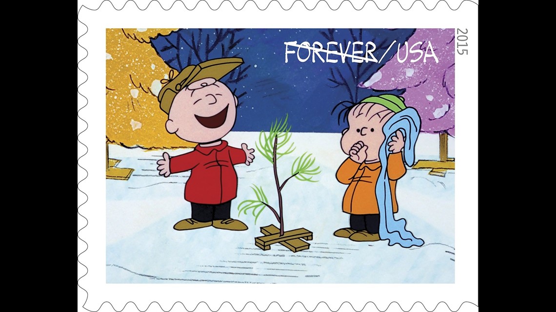 Post Office Debuts Charlie Brown Christmas Stamps To Celebrate National ...