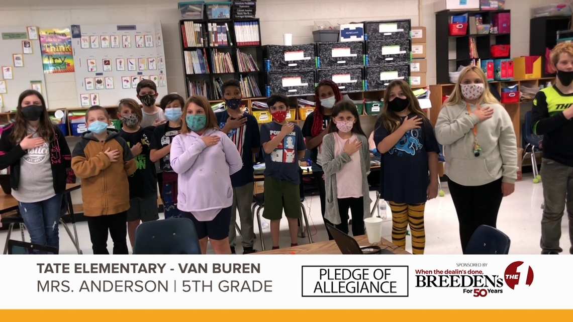 Mrs. Anderson 5th Grade Tate Elementary Van Buren | 5newsonline.com