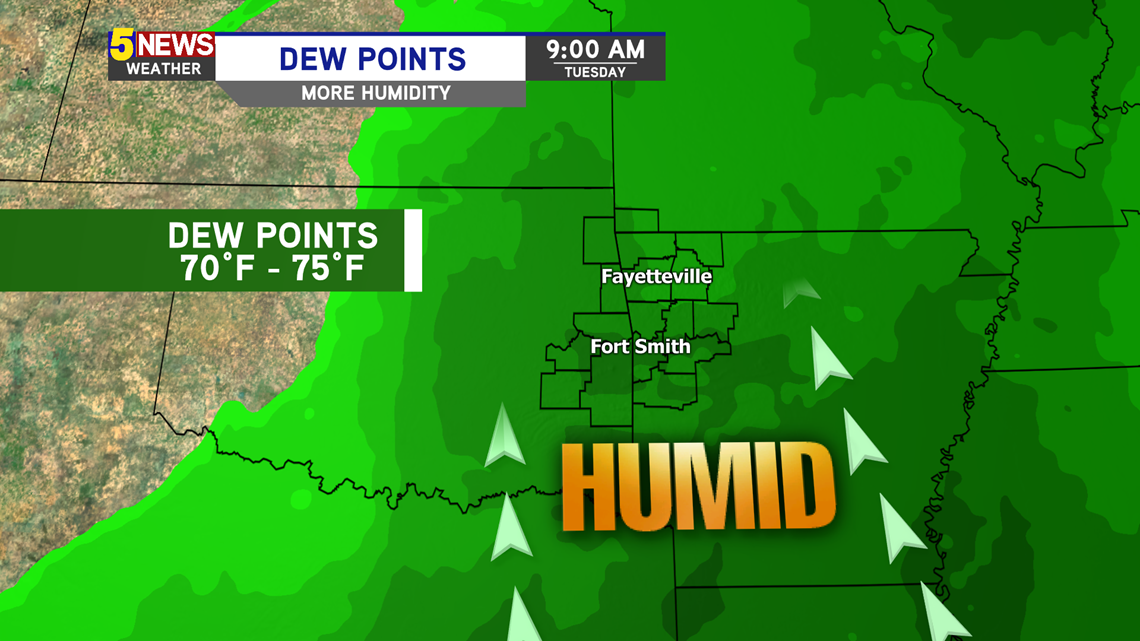 Southerly Winds: More Heat And Humidity | 5newsonline.com