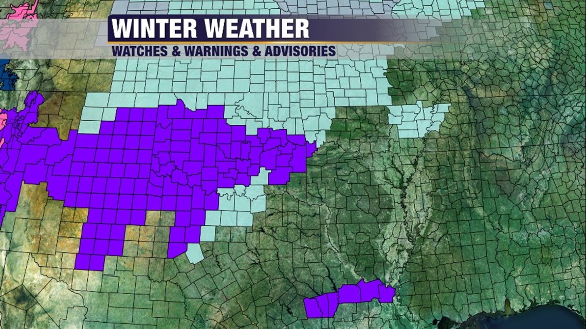 Garrett’s Blog: New Winter Weather Advisories in Effect. | 5newsonline.com
