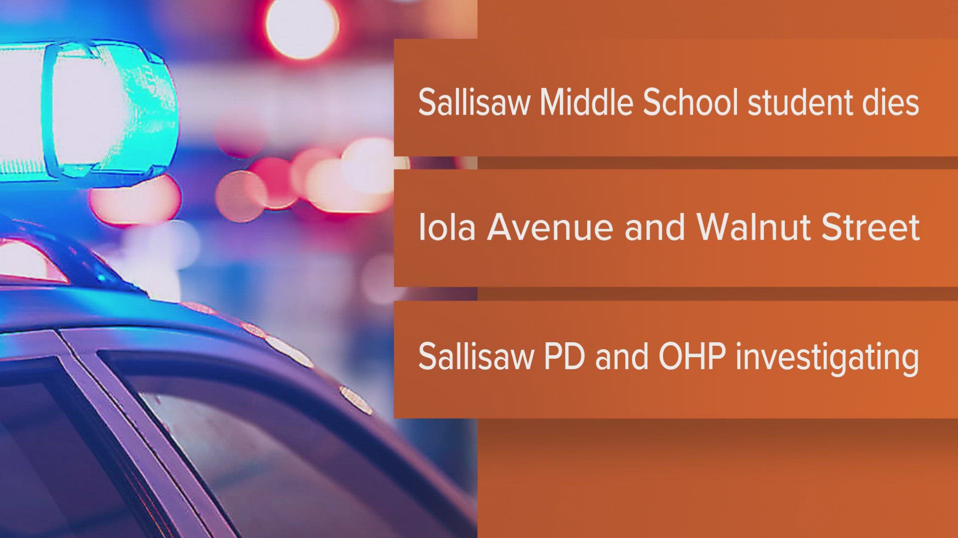 Sallisaw middle schooler dead after crash | 5newsonline.com