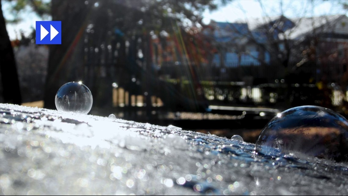 Weather Experiment: Freezing Bubbles | 5newsonline.com