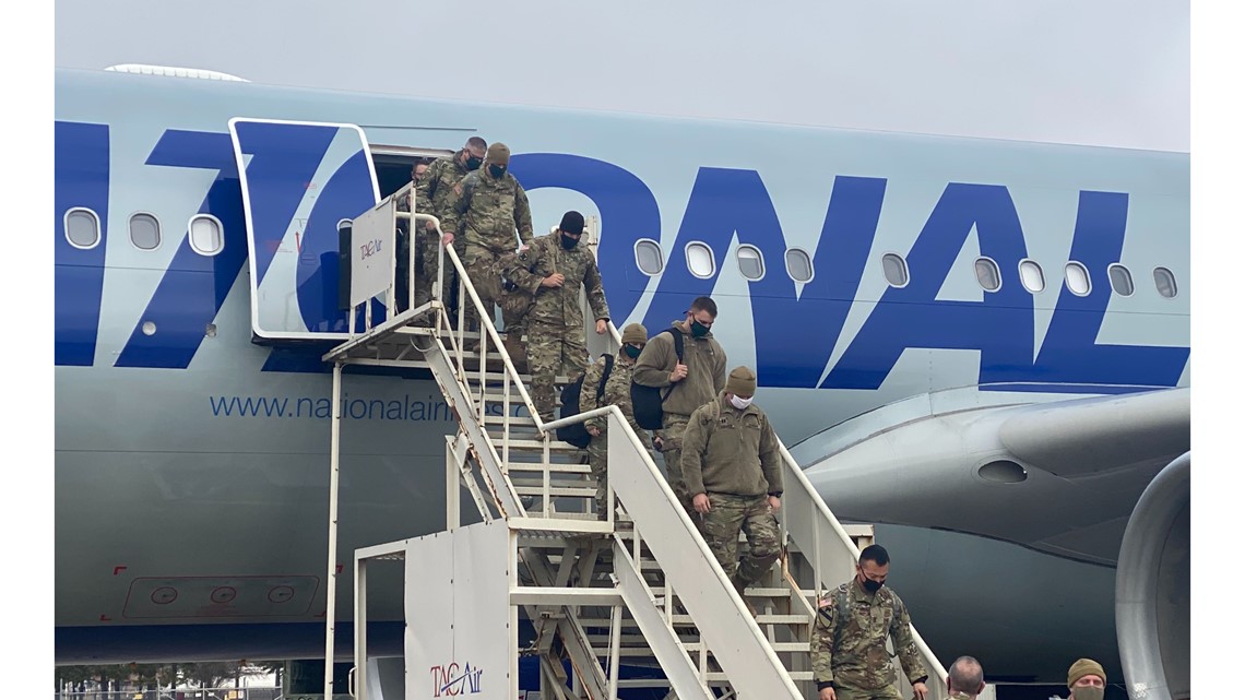 National Guard Soldiers return from inauguration security mission ...