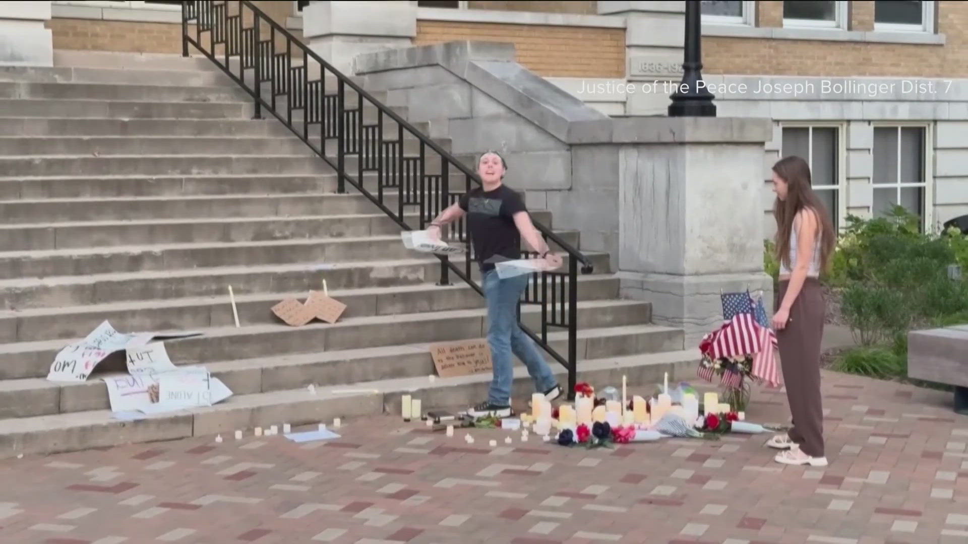 Two arrested after vandalism of Charlie Kirk memorial | 5newsonline.com