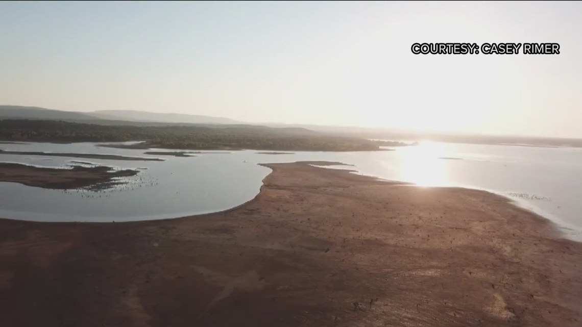 Lake Wister experiencing extremely low water levels | 5newsonline.com