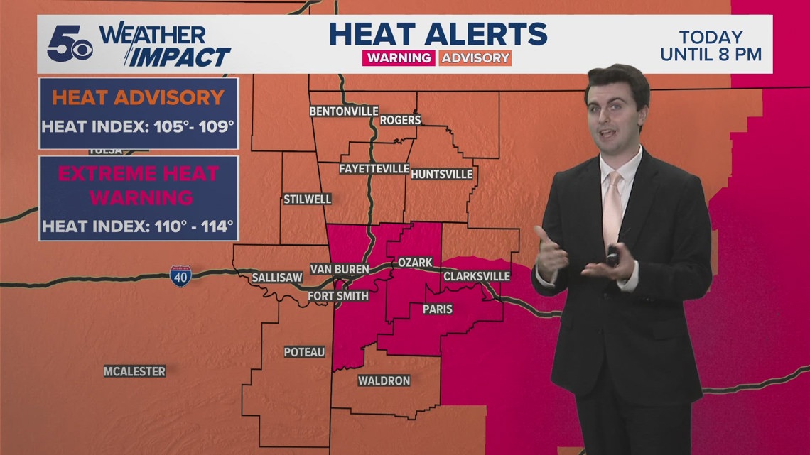 Latest Weather | Heat alerts active throughout our area | 5newsonline.com