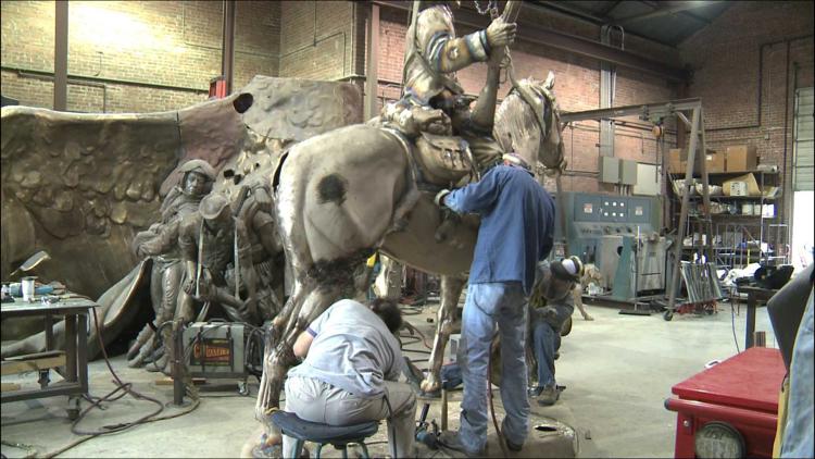 The making of the legendary Bass Reeves Monument | 5newsonline.com