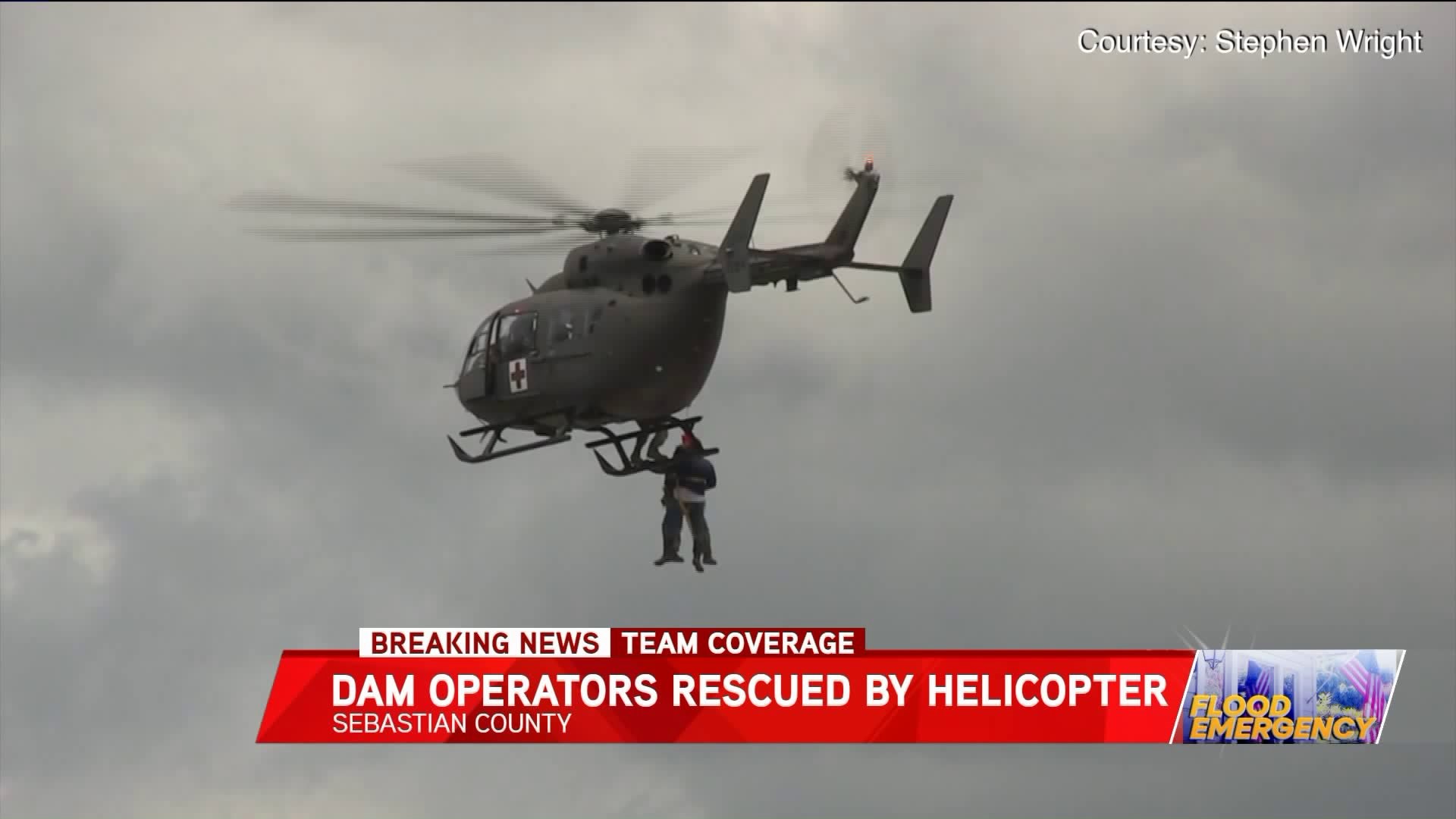 WATCH: Two Army Corps Engineers Rescued By Helicopter From Lock And Dam ...
