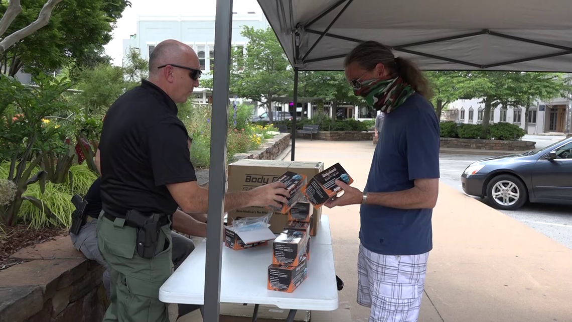 FPD hand out face masks to local businesses | 5newsonline.com