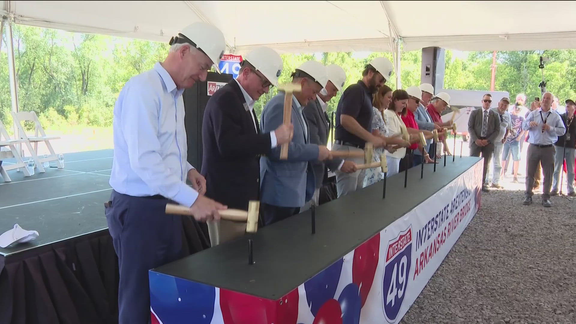 ARDOT begins groundbreaking on large I-49 project spanning the Arkansas ...