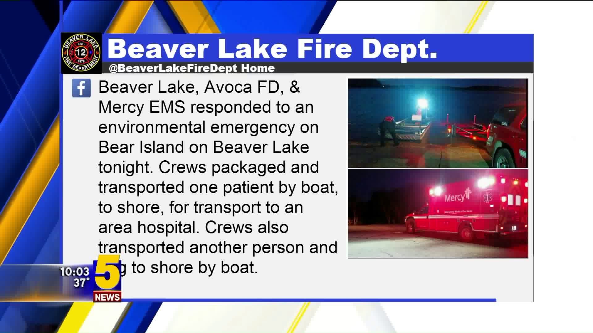 Beaver Lake Fire Department Responds To ‘Environmental Emergency ...