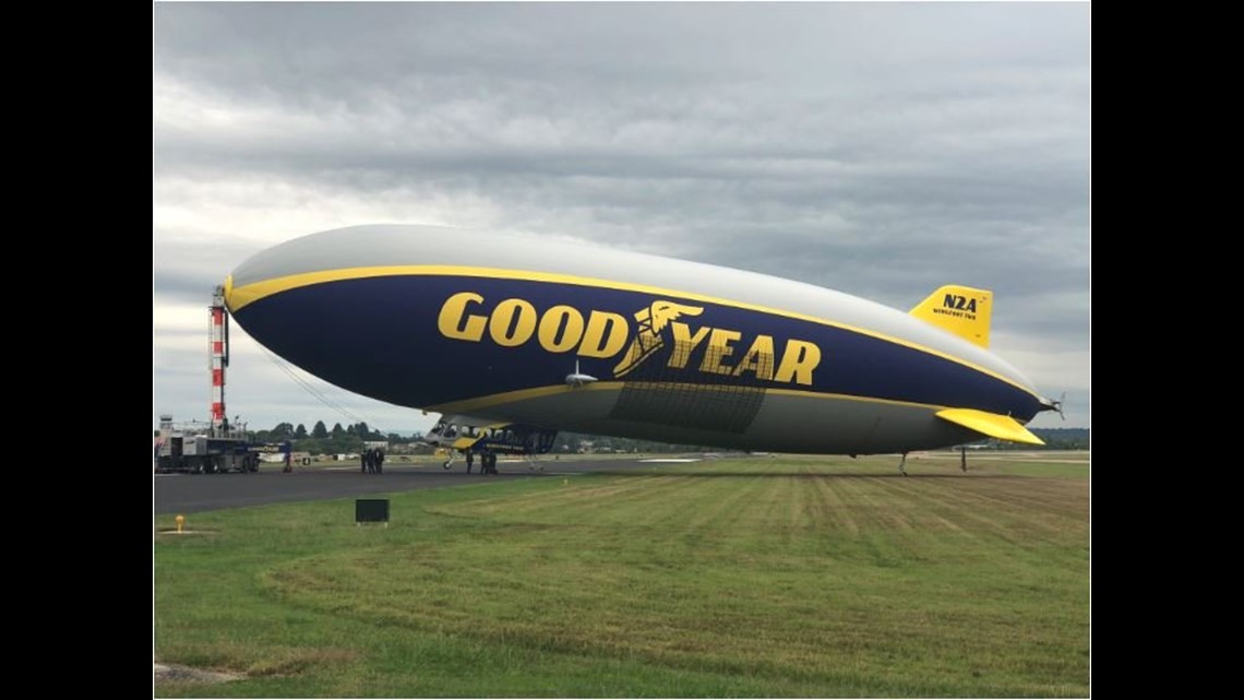 Goodyear Blimp Celebrates Milestone As It Travels Across The Country ...