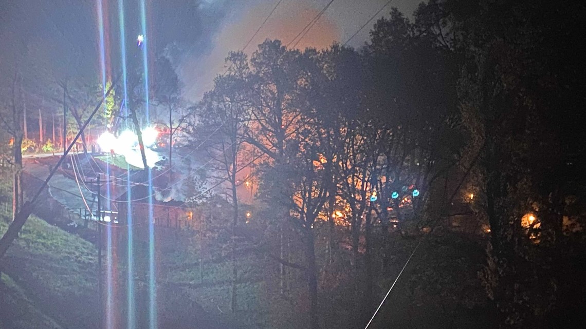 Crews respond to house fire near Beaver Lake. | 5newsonline.com