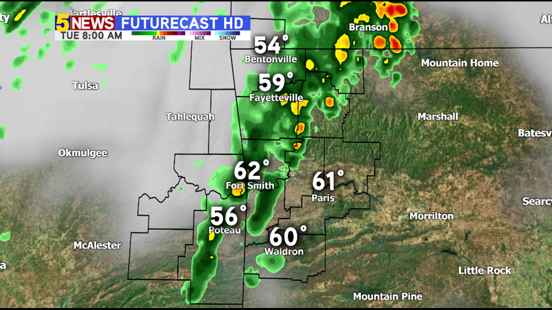 5NEWS Weather: Colder, Rain To Start Tuesday | 5newsonline.com