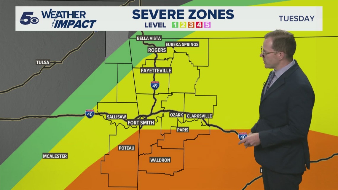 Severe storms likely Tuesday | Weather Impact Alert | 5newsonline.com