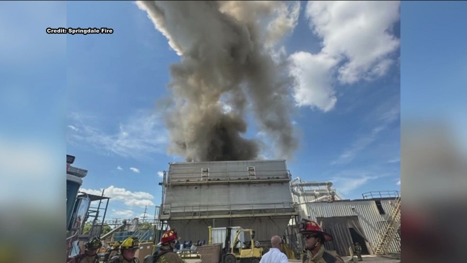 Latest News | Crews battle blaze at plant in Springdale | 5newsonline.com