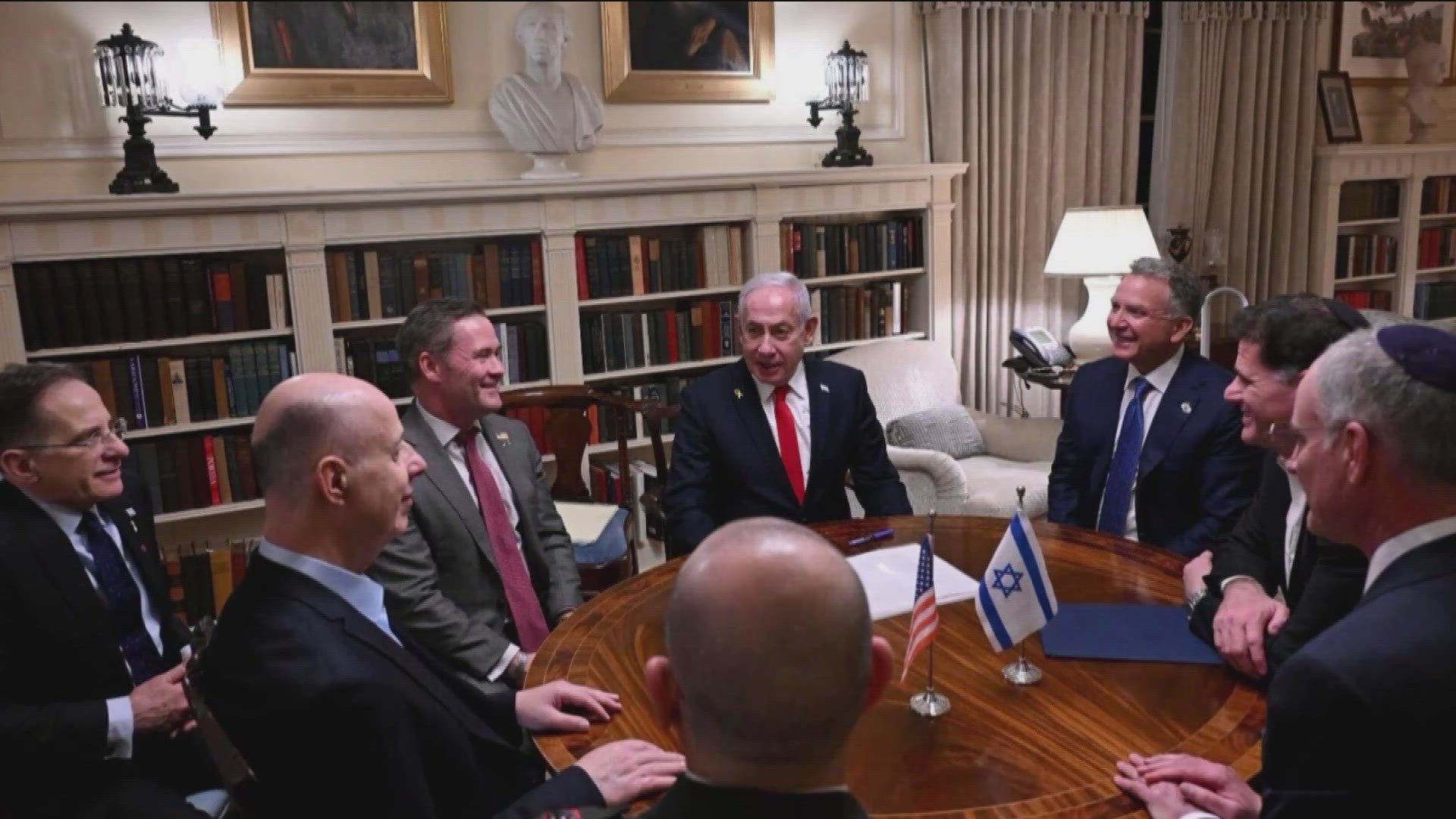 President Trump hosts Israeli Prime Minister Netanyahu in DC ...