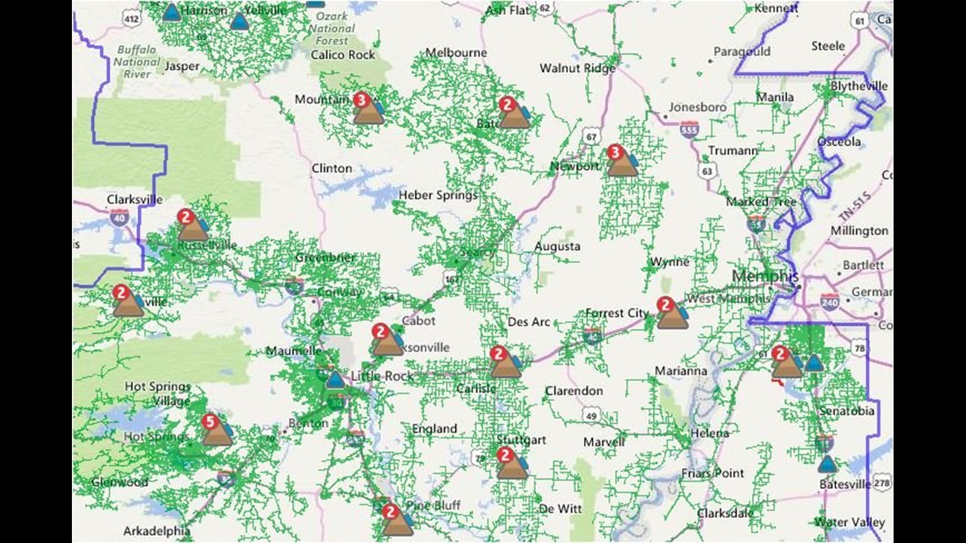 Severe Storms Cause Wide Spread Power Outages | 5newsonline.com