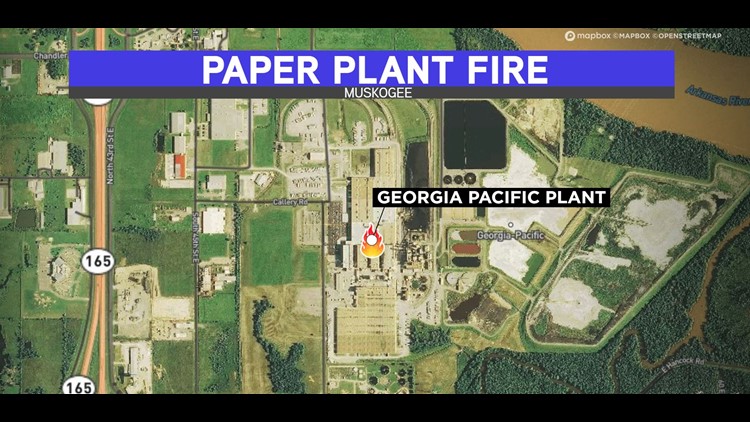 Georgia-Pacific Plant In Muskogee Catches Fire After Forklift Explodes ...